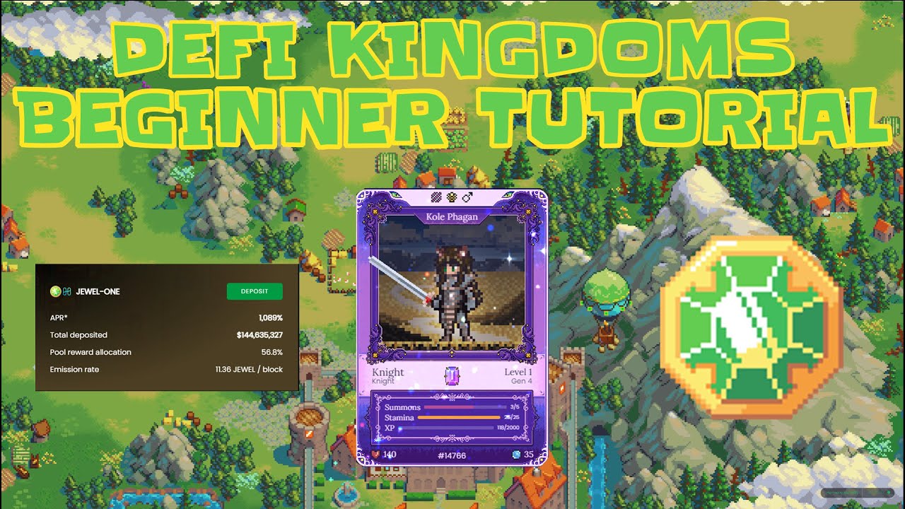 DeFi Kingdoms Beginner Tutorial (NOVEMBER 2021) - YouTube
