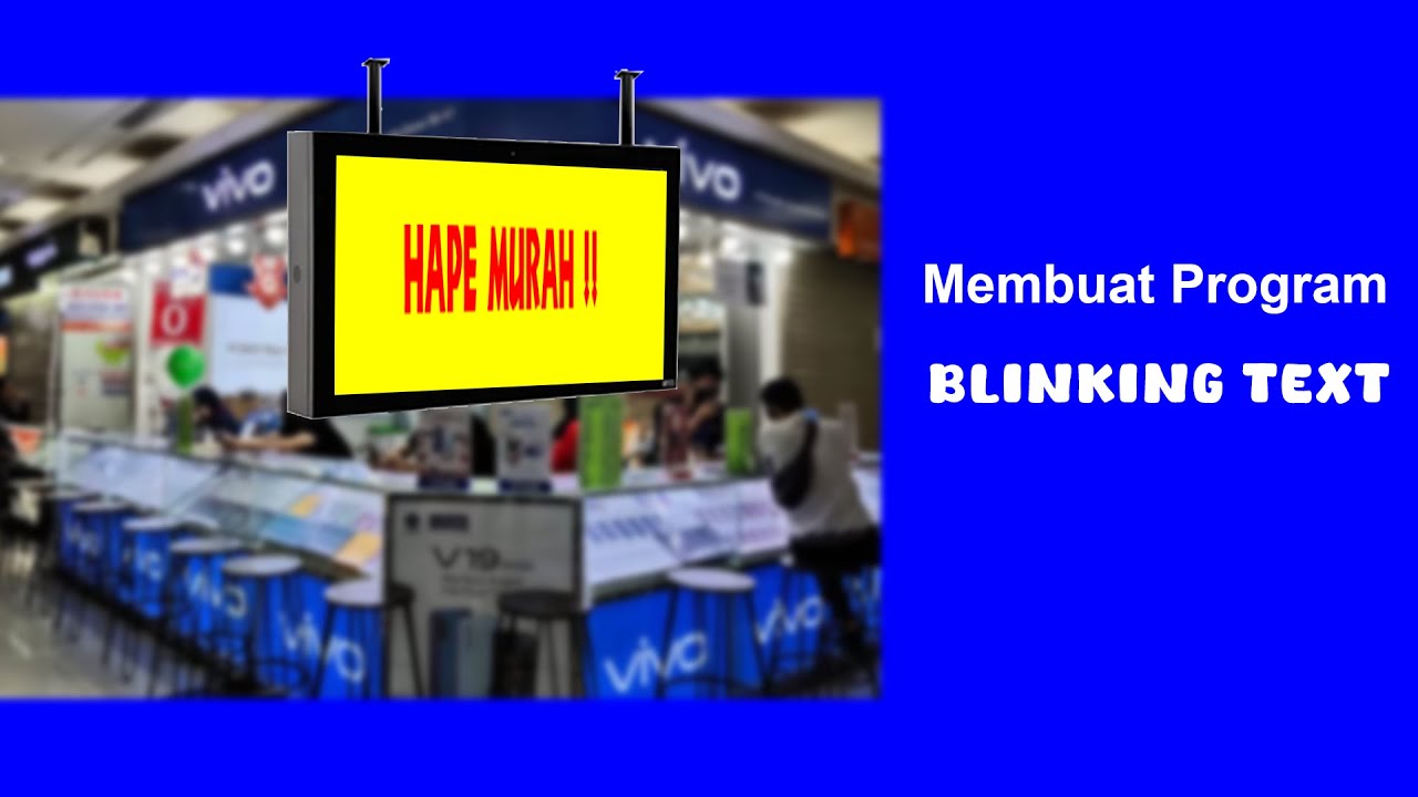 Creating a Blinking Text Program for Your Store's Promotional Display | Lazarus Free Pascal ...