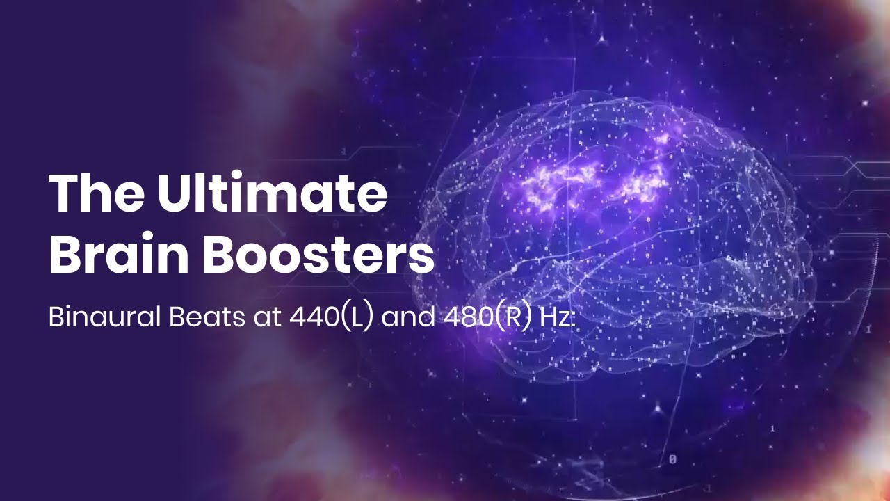 Binaural Beats at 440(L) and 480(R) Hz: The Ultimate Brain Boosters ...