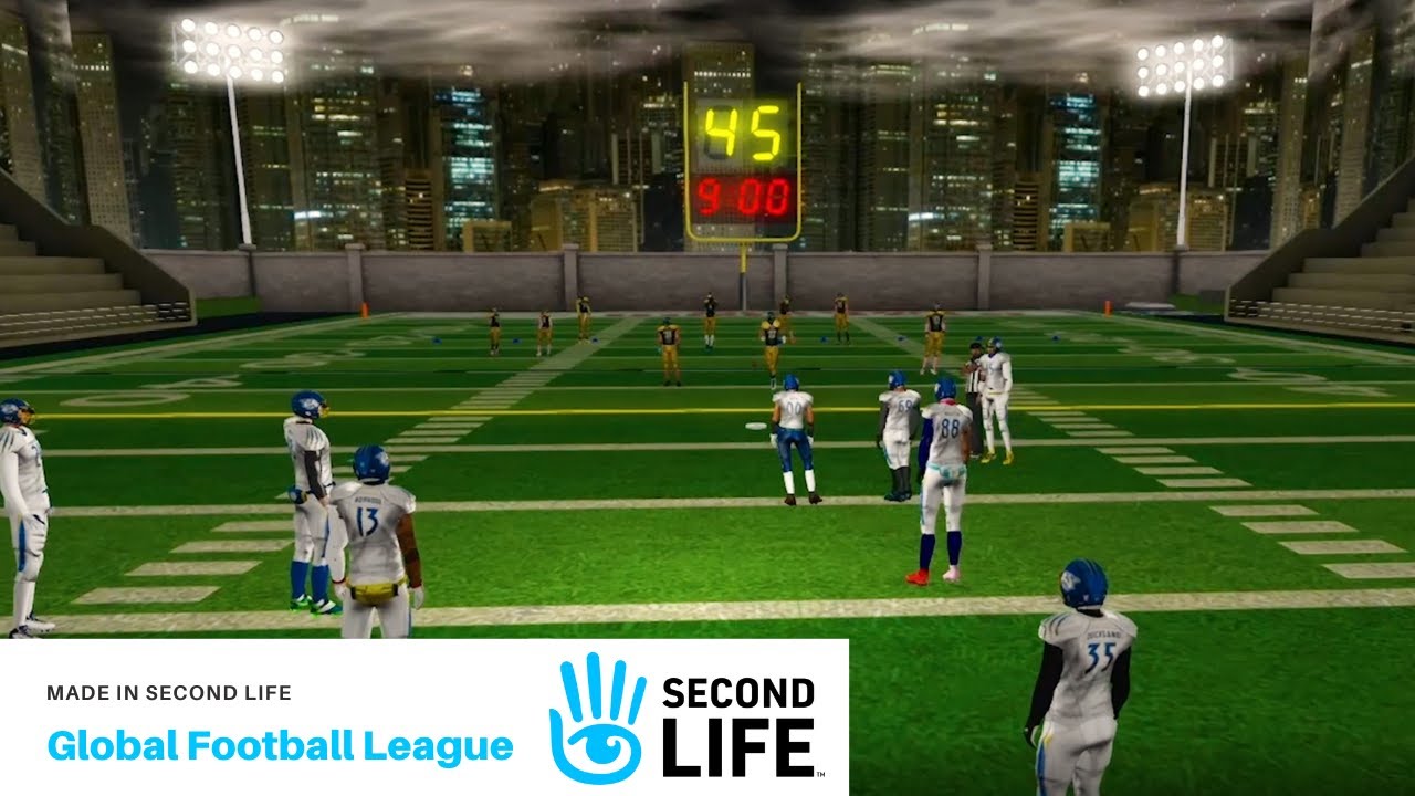 Football Made in Second Life - Global Football League - YouTube