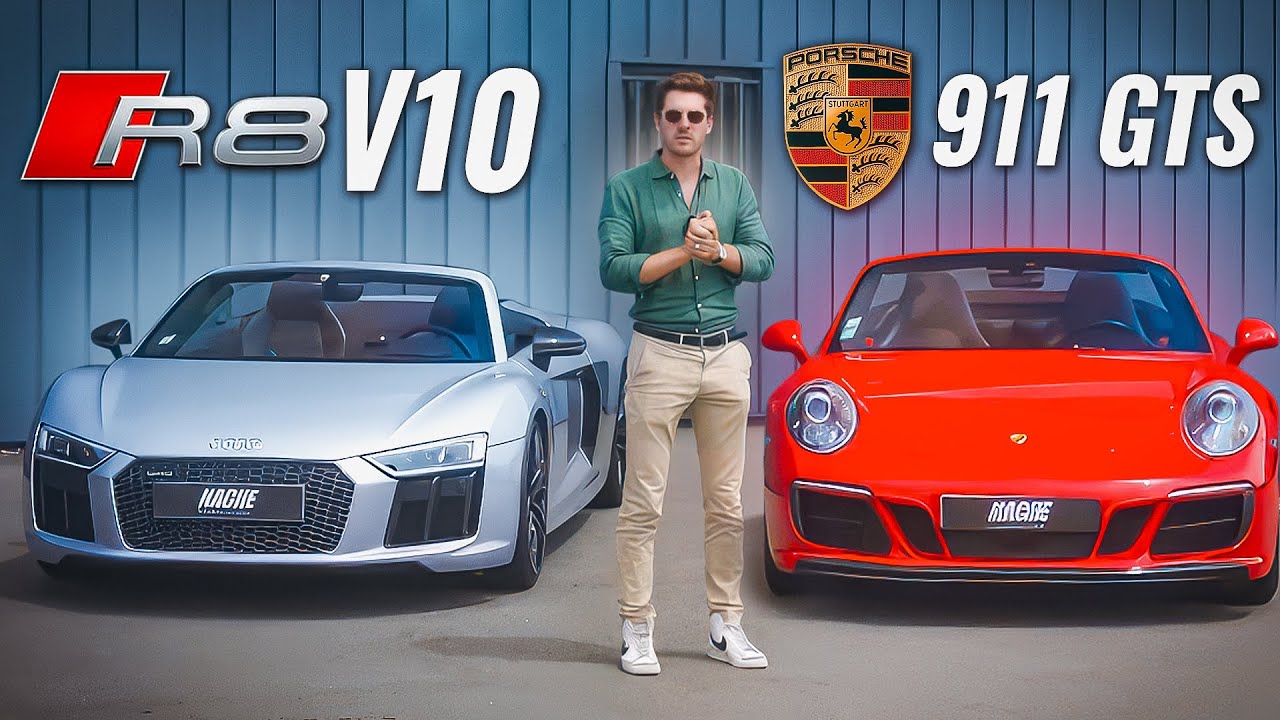 Essai R8 V10 Vs 911 Gts Quel Meilleur Cabriolet Pour Lété Youtube 2220