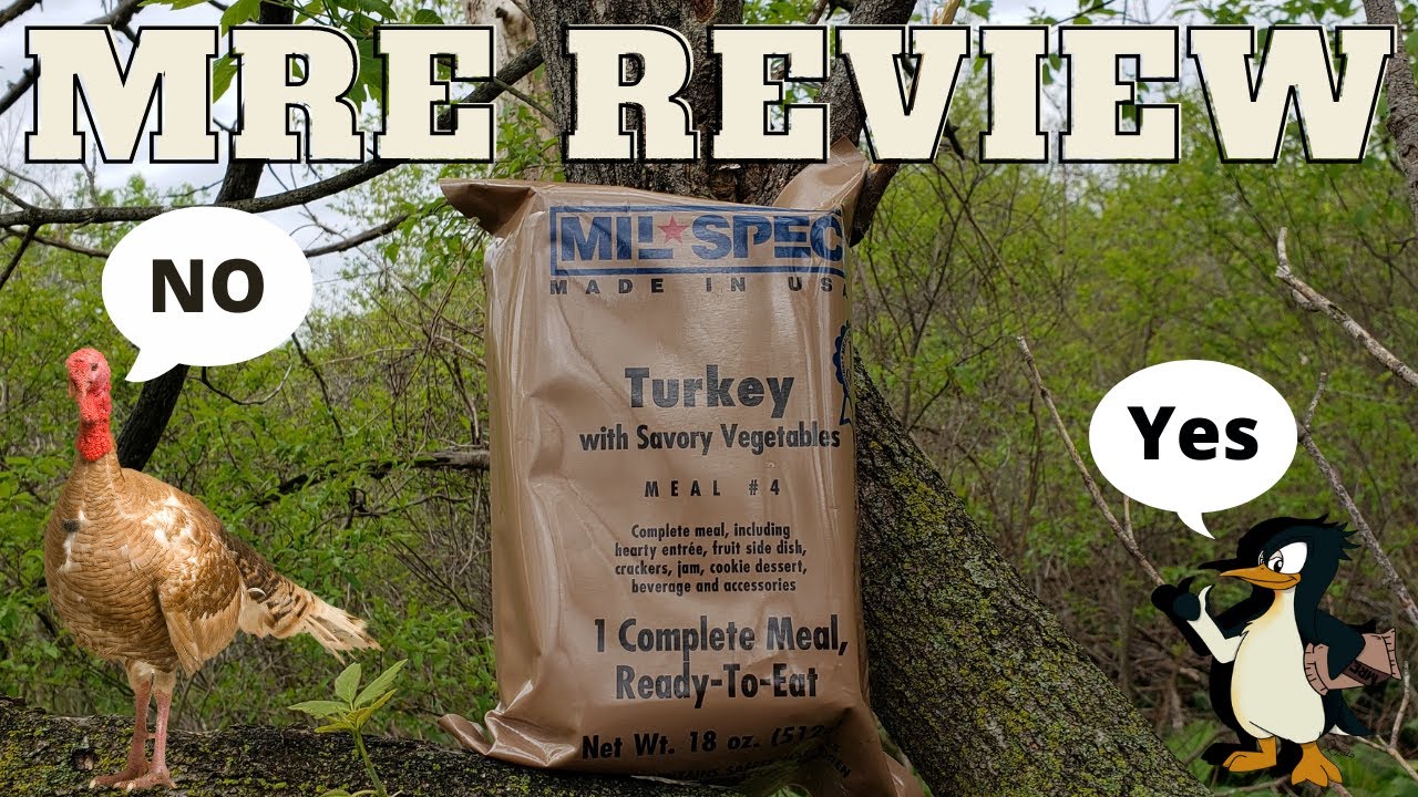 MRE Review Mil Spec Turkey with Savory Vegetables 1999 - YouTube