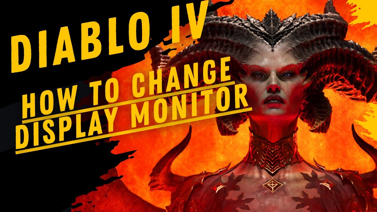 How To Change Display Monitor In Diablo IV - YouTube