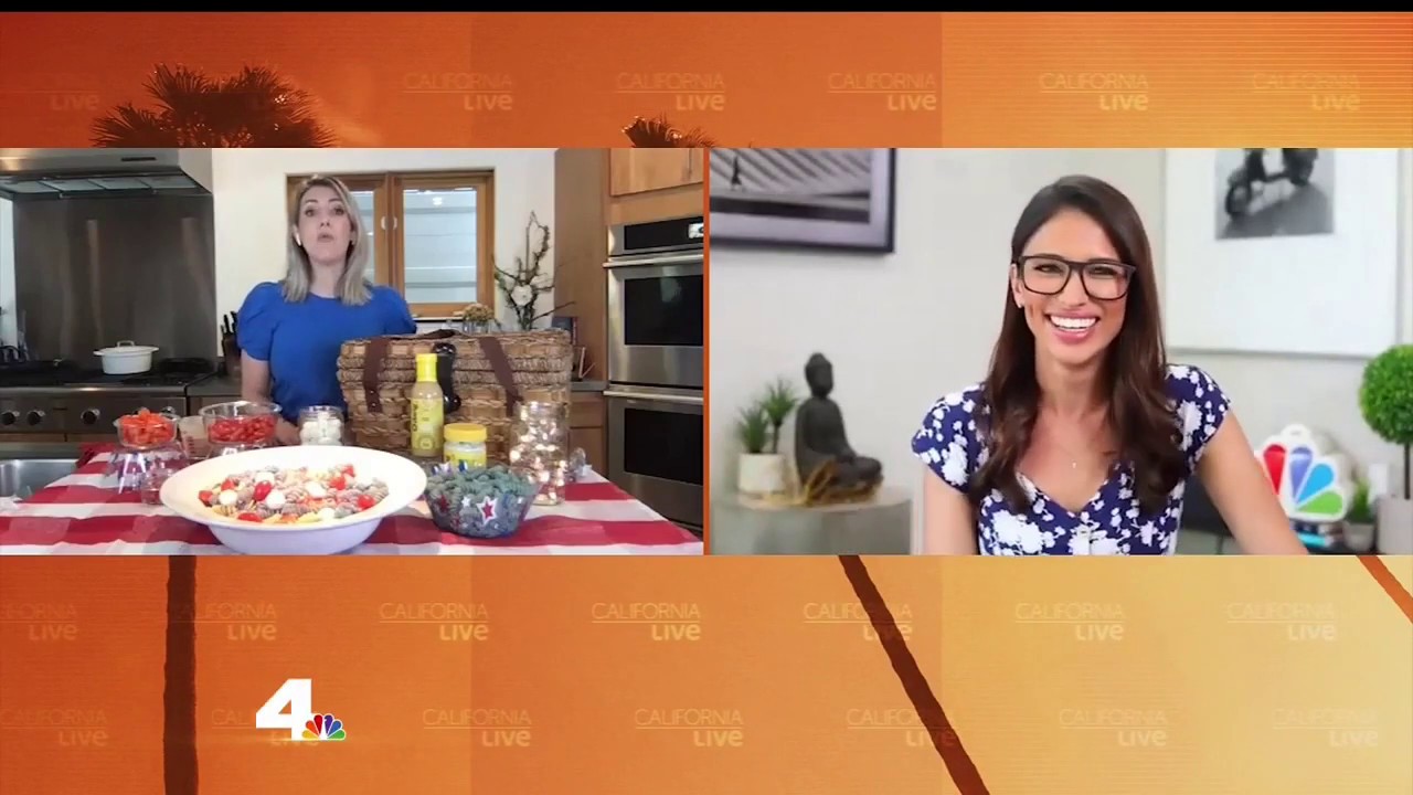 Kelly Rizzo on NBC California Live! creates a ‘Patriotic Pasta Salad ...