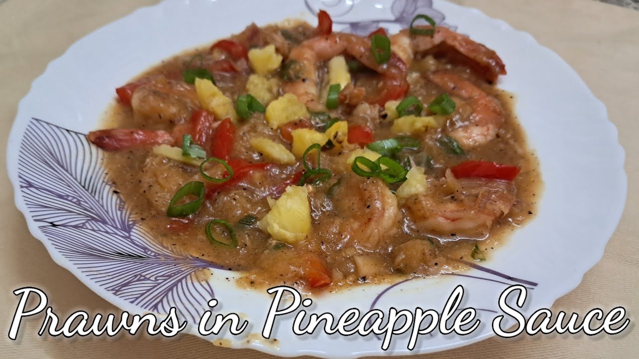 Prawns in Pineapple Sauce||Anarasi Prawns||Anarasi Chingri||Pineapple ...