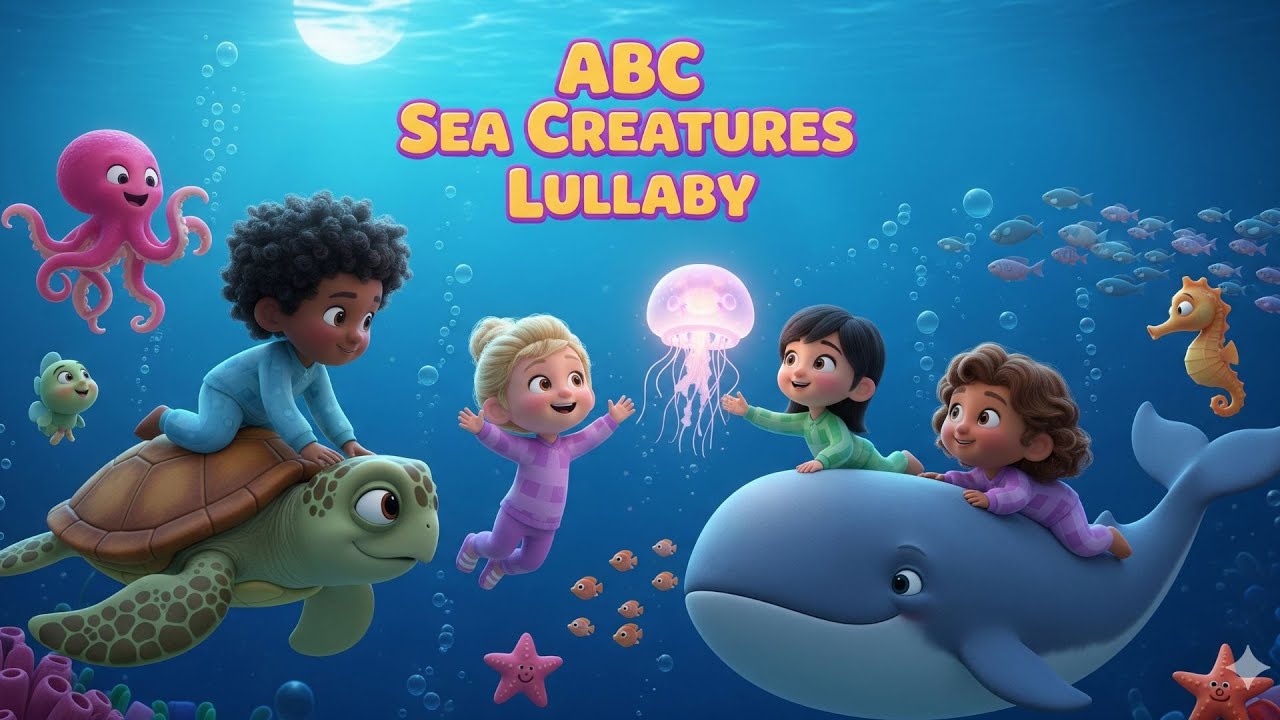 ABC Alphabet of Sea Creatures for Kids | Sing & Relax with the Bedtime ...