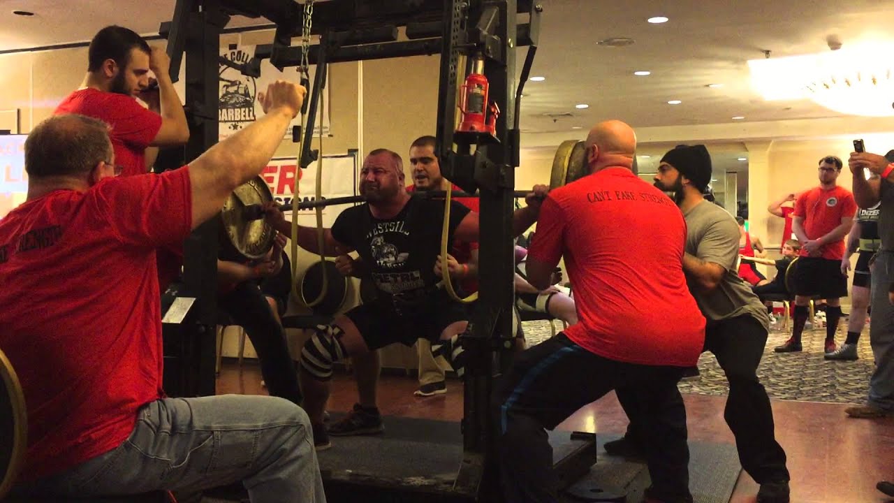 Ryan Ruddy: 850 lb. Squat - YouTube