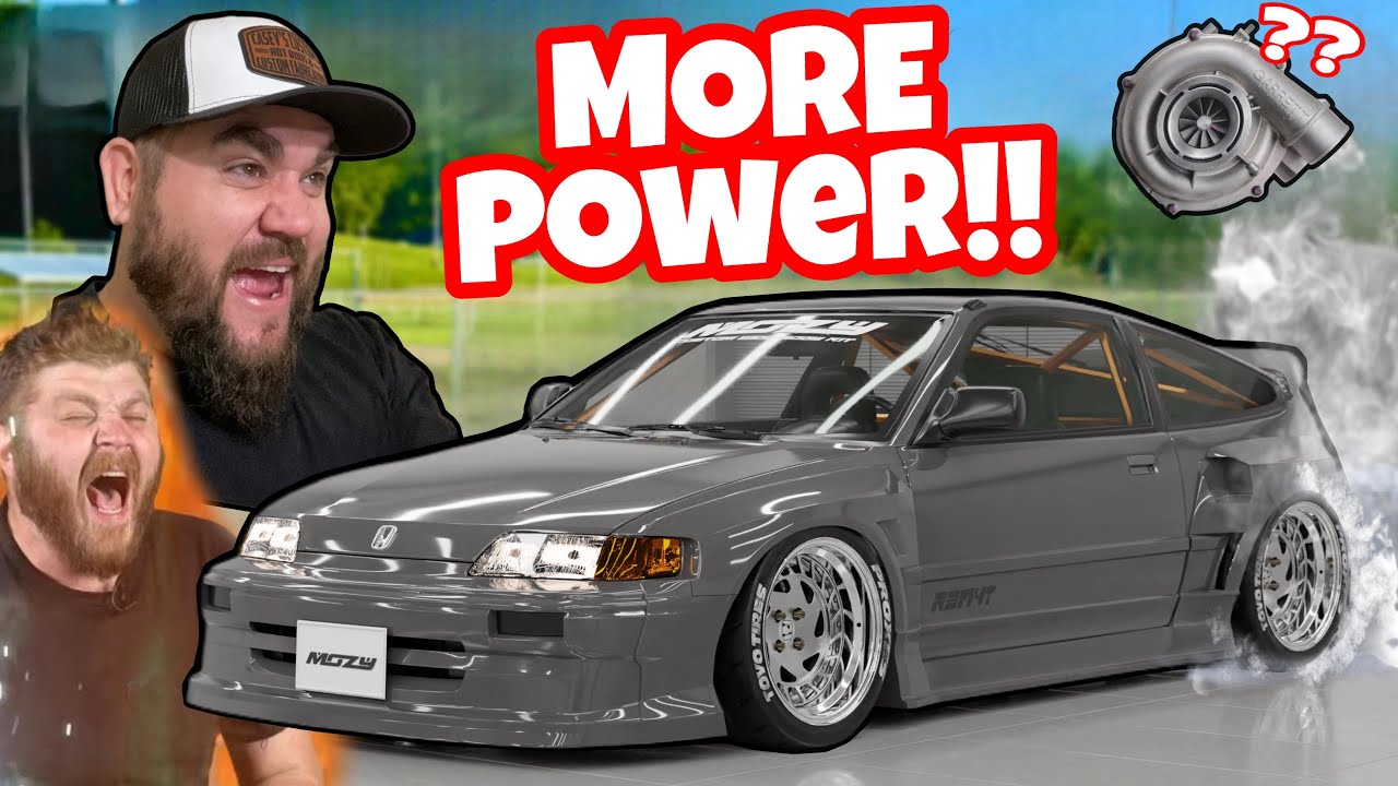 500+HP V8 HONDA GETS MORE POWER!! FINISHING THE CUSTOM HOT ROD CRX ...