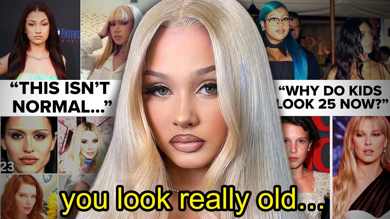 WHY TEENAGERS LOOK 25 NOW... - YouTube