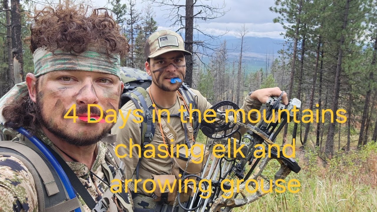 We hiked 30 miles in 4 days chasing elk and bagging grouse ! - YouTube
