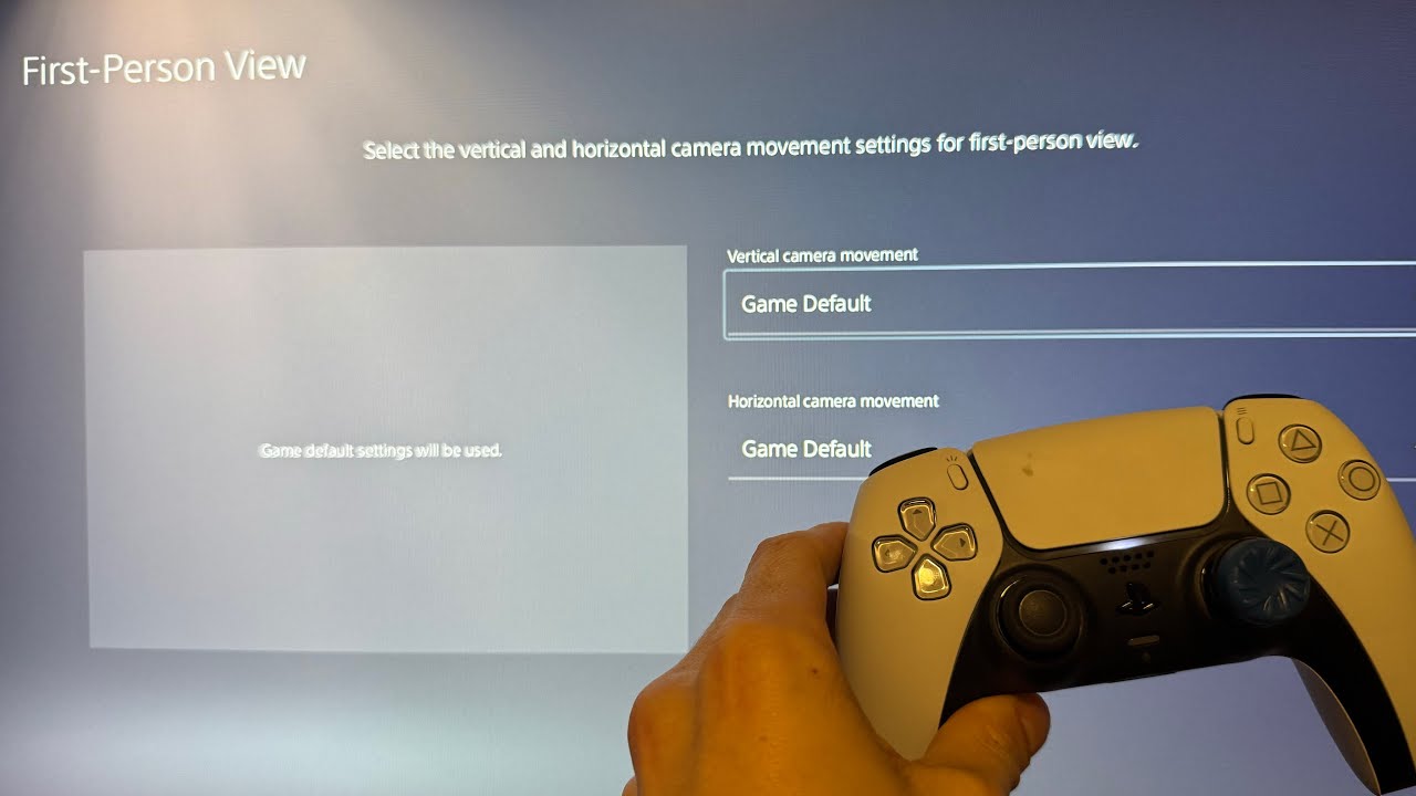 PS5: How to Change Game First-Person & Third-Person View Settings ...