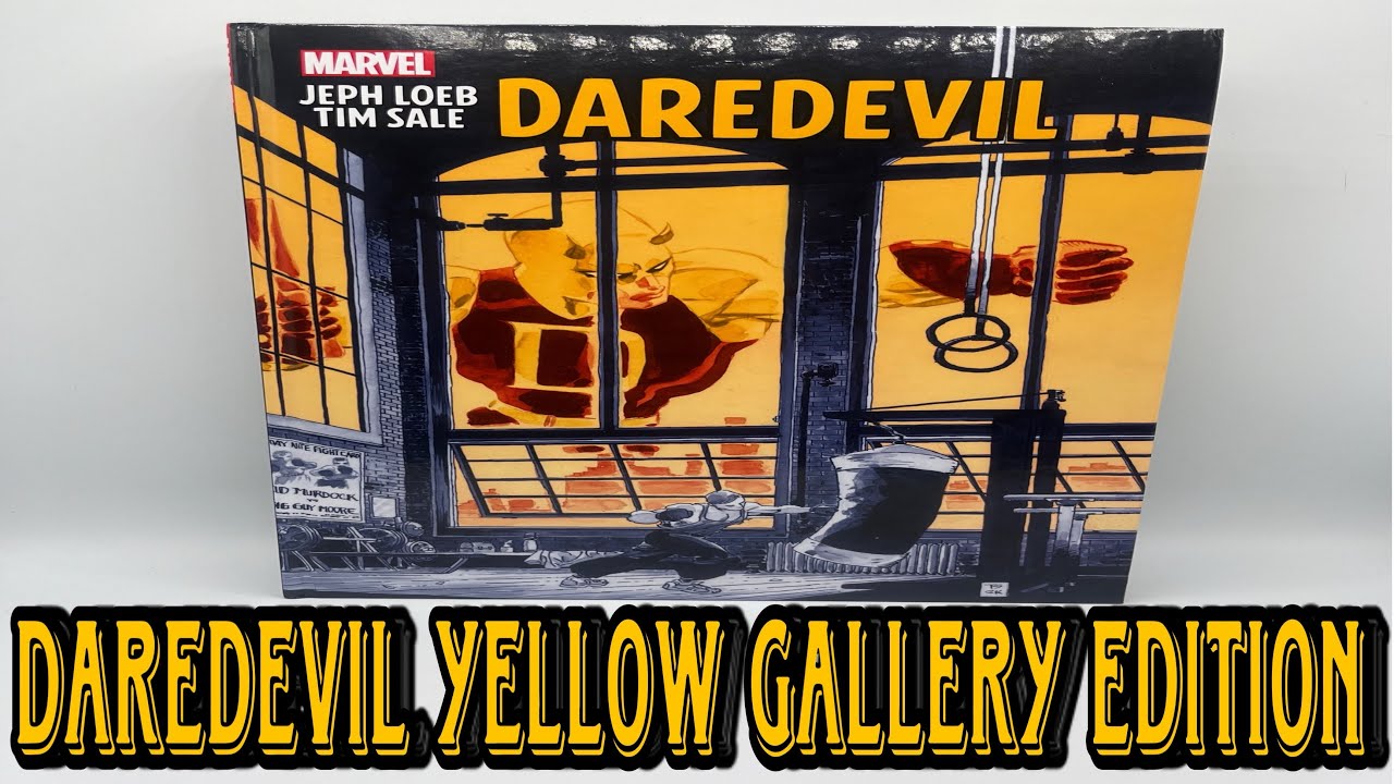 Daredevil Yellow Marvel Gallery Edition Hardcover Overview - YouTube