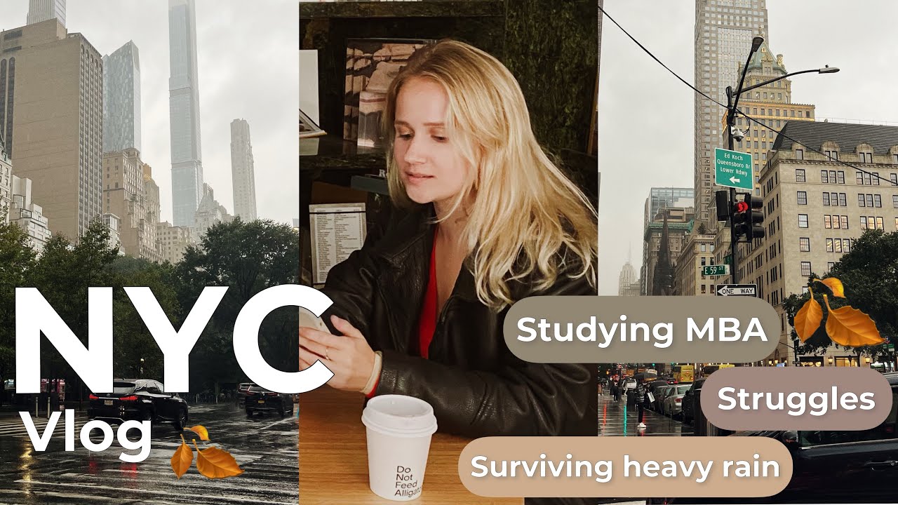 A week of my life as a grad student in New York - YouTube