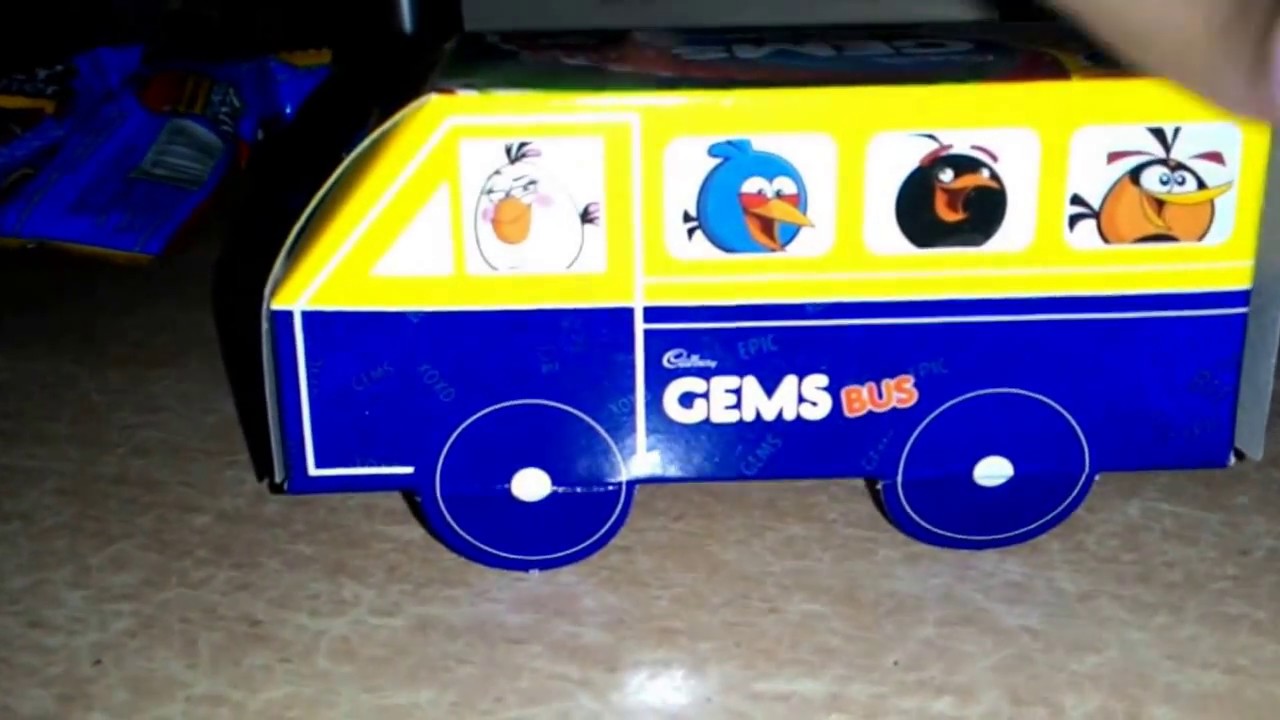 Cadbury Gems bus Angry Birds - YouTube