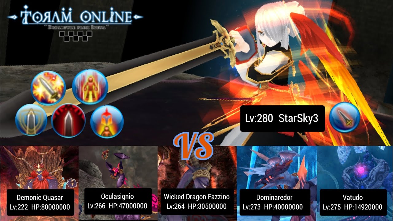 Semi 2H Sword (Solo) VS Dark Element Bosses With New 2H sword Skills ...