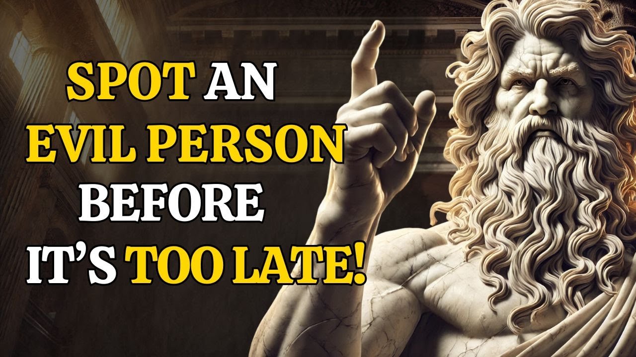 These people are DANGEROUS : 5 Signs to Identify an Evil Person | Stoic ...