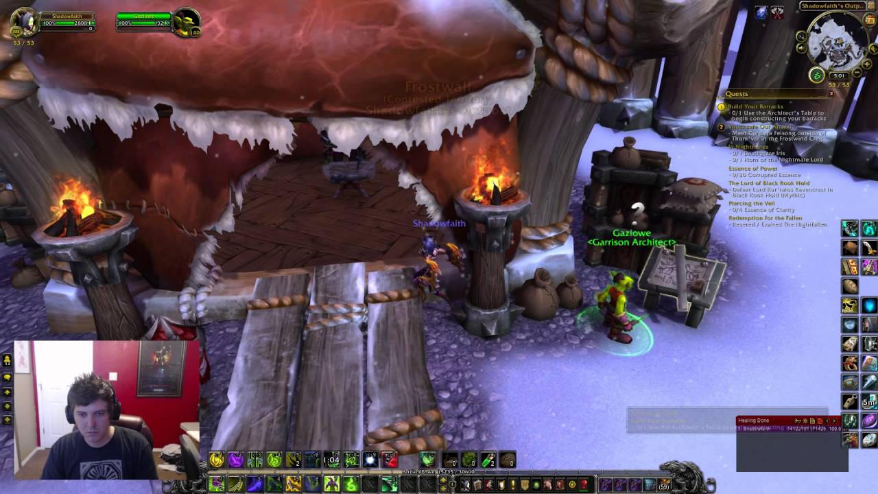 World Of Warcraft Legion Build Your Barracks - YouTube