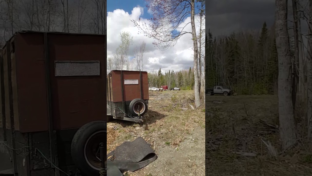 Homemade livestock trailer for sale - YouTube