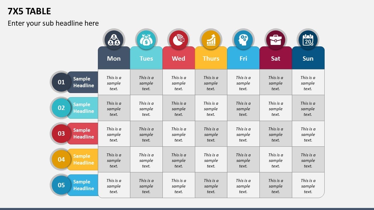 7x5 Table Animated Presentation - YouTube