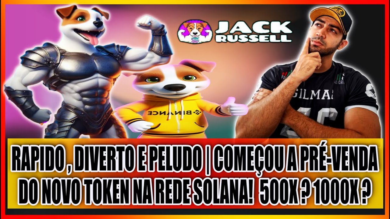 JACK RUSSELL | NOVA MEME COIN NA REDE SOLONA COM PRESALE INICIADA HOJE ...