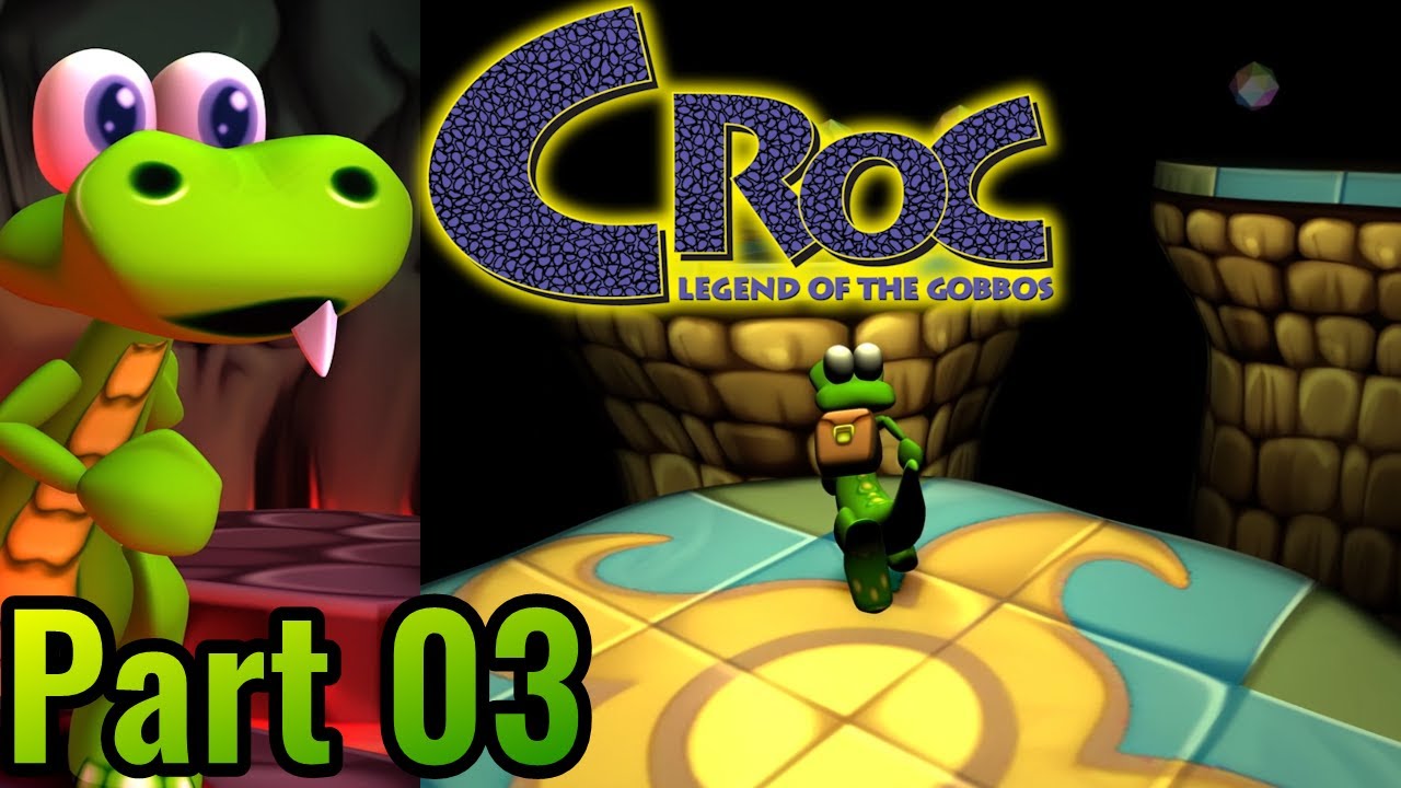 Croc Legend of the Gobbos Remastered Walkthrough - Part 3 | Desert Island - YouTube