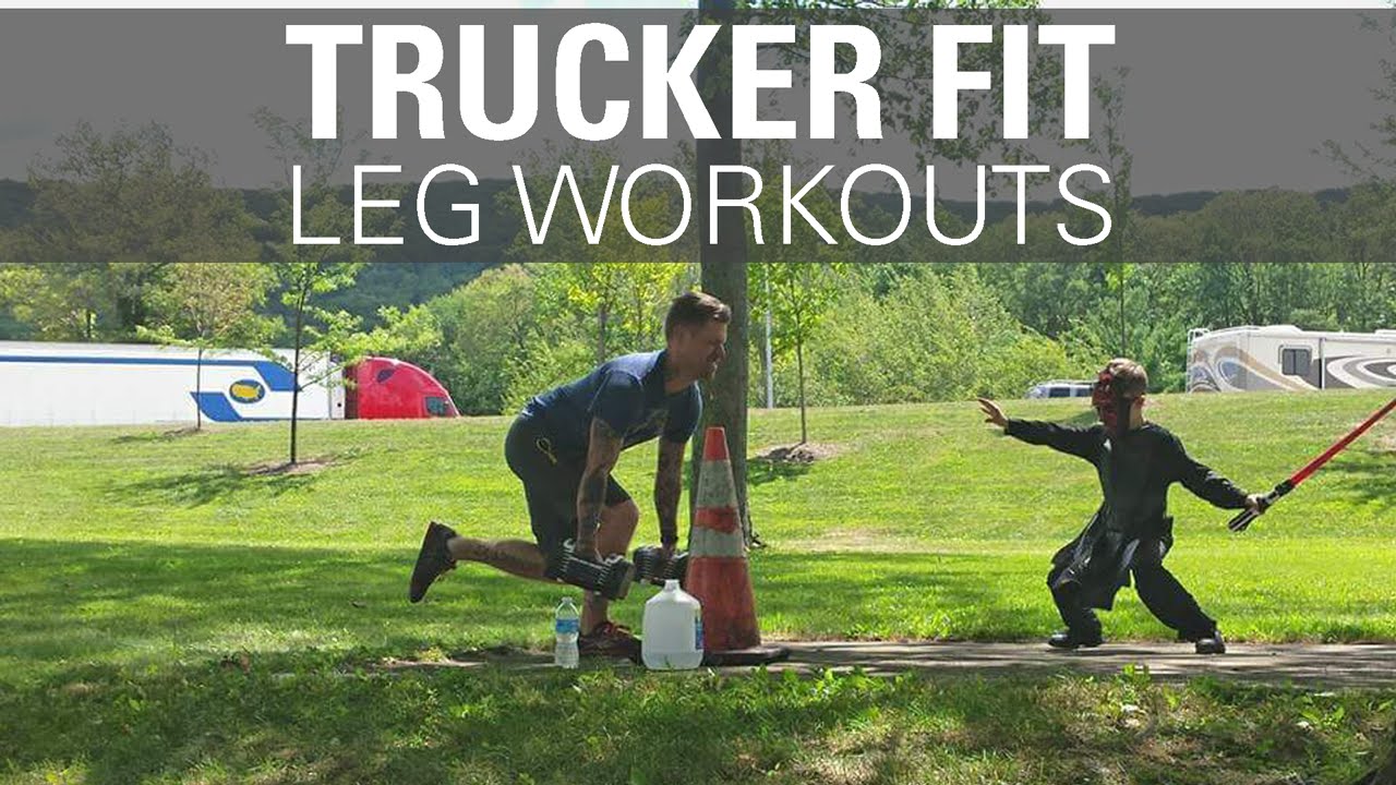 Leg workouts for Truck Drivers - Trucker Fit with Crete Carrier - YouTube