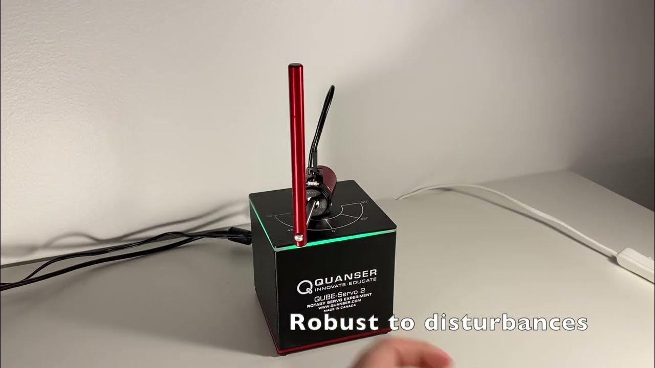 Modeling and Control of a Rotary Inverted Pendulum | Quanser Qube 2 Servo - YouTube