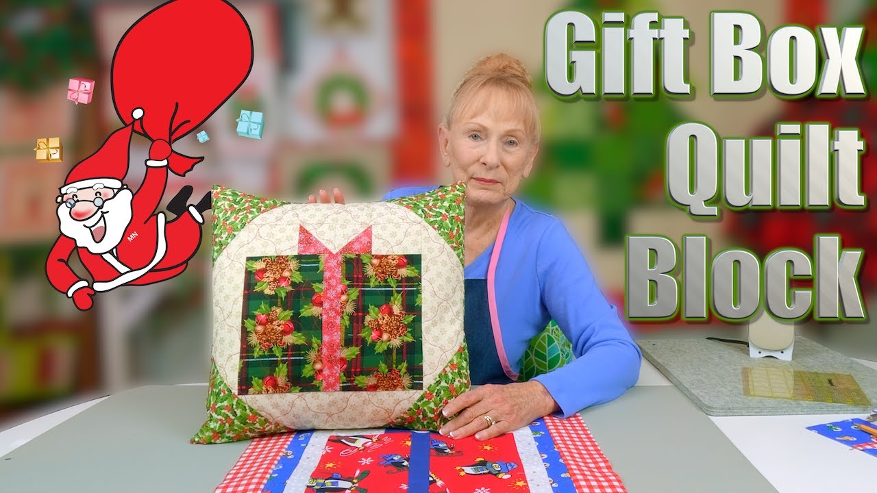 Beginner Friendly Gift Box Quilt Block | The Sewing Room Channel - YouTube