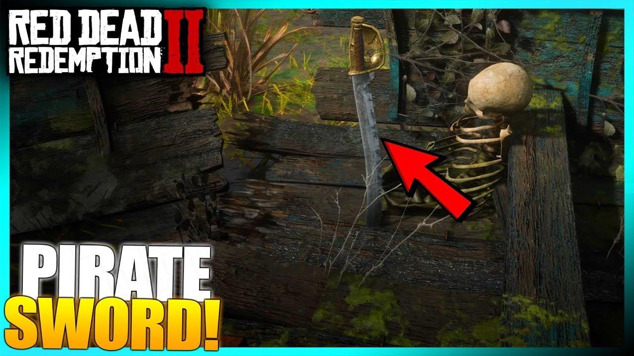 Where To Find RARE Broken Pirate Sword in Red Dead Redemption 2 (RDR 2 ...
