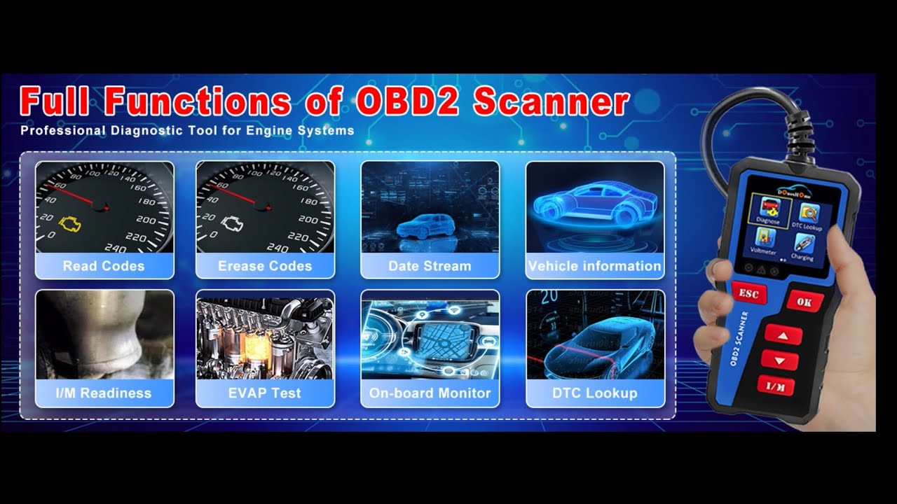 DONOSHOME 2024 new OBD2 product released, car engine diagnostic ...