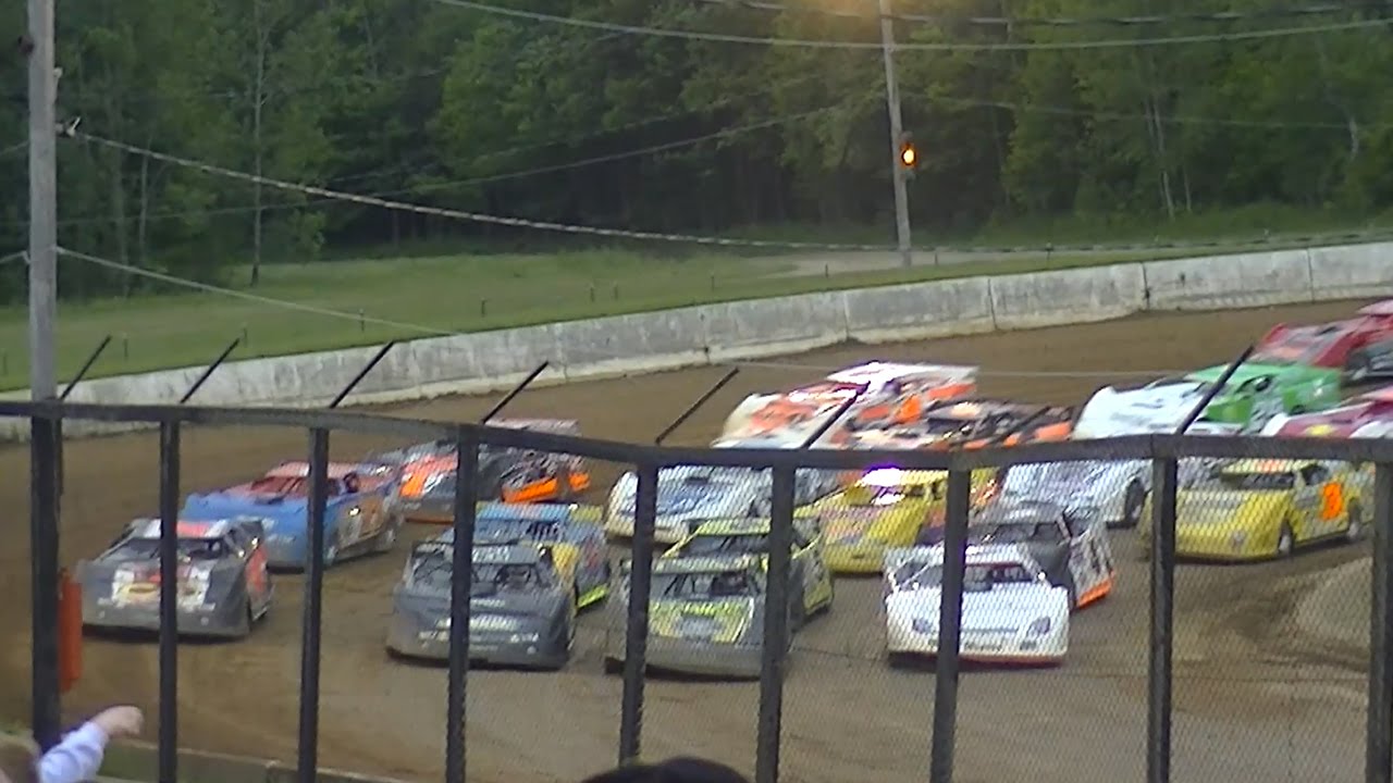 RUSH Crate Late Model Feature | Eriez Speedway | 6-7-15 - YouTube