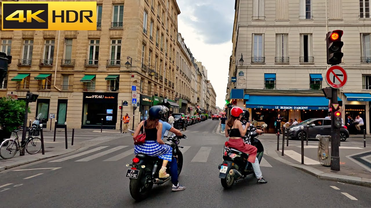 Driving on The Busy Parisian Streets | Chaotic Paris Drive | Summer ...