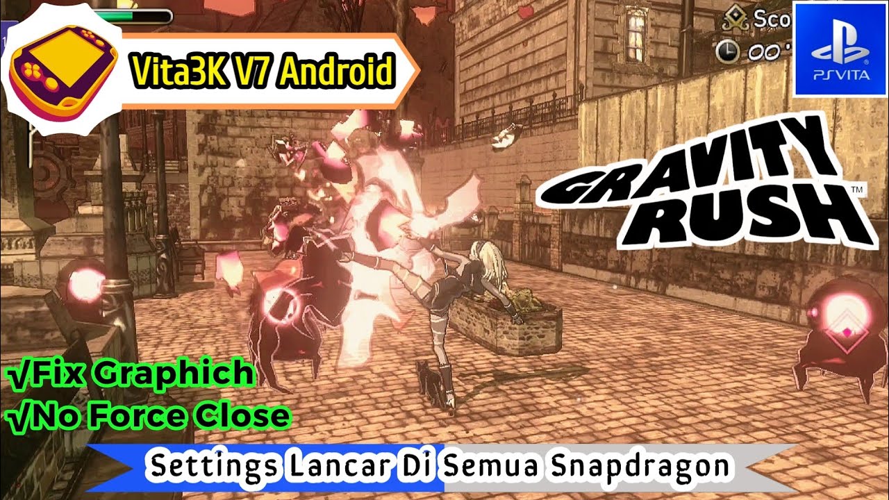 Gravity Rush PS Vita - Vita3k V7 Android New Version - Fix Settings Lancar Di Semua Snapdragon ...