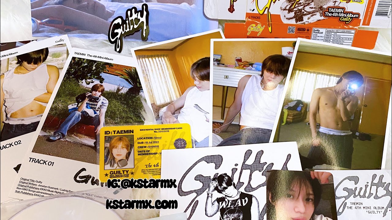 TAEMIN GUILTY Archive Box Full Unboxing #TAEMIN #GUILTY #TAEMIN_GUILTY ...