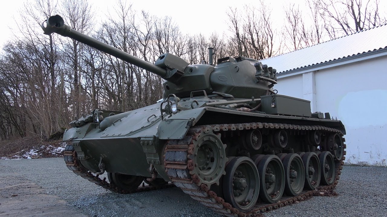 I found a TANK. ( US M24 Chaffee ) - YouTube