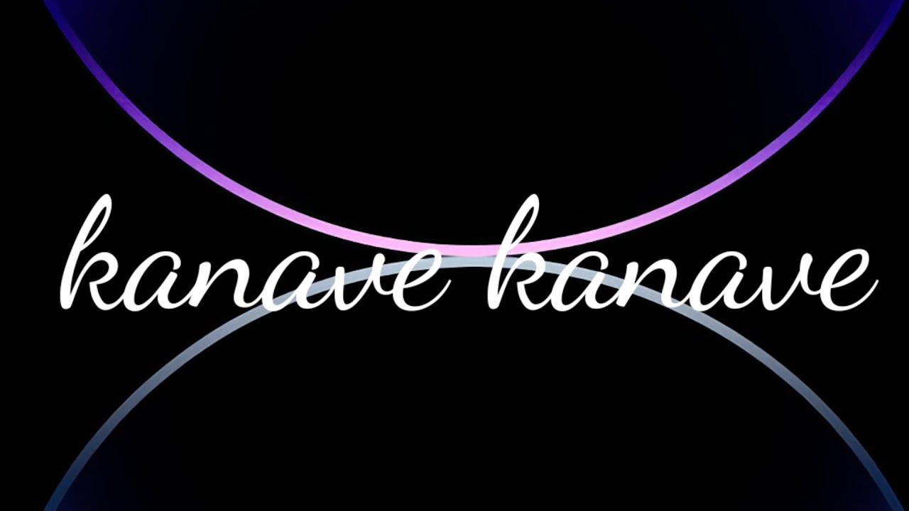 kanave kanave -m4 lyrics... - YouTube