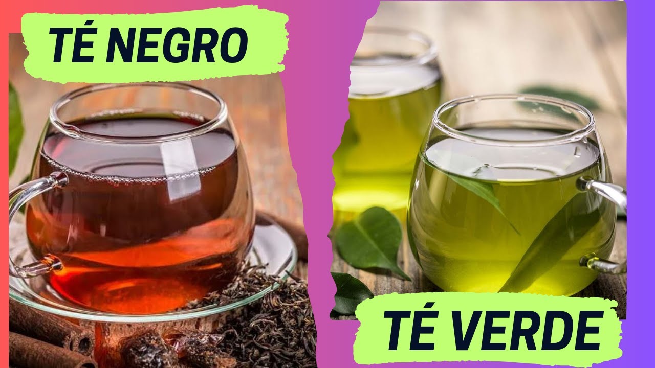 Diferencia entre el té negro y el té verde - YouTube