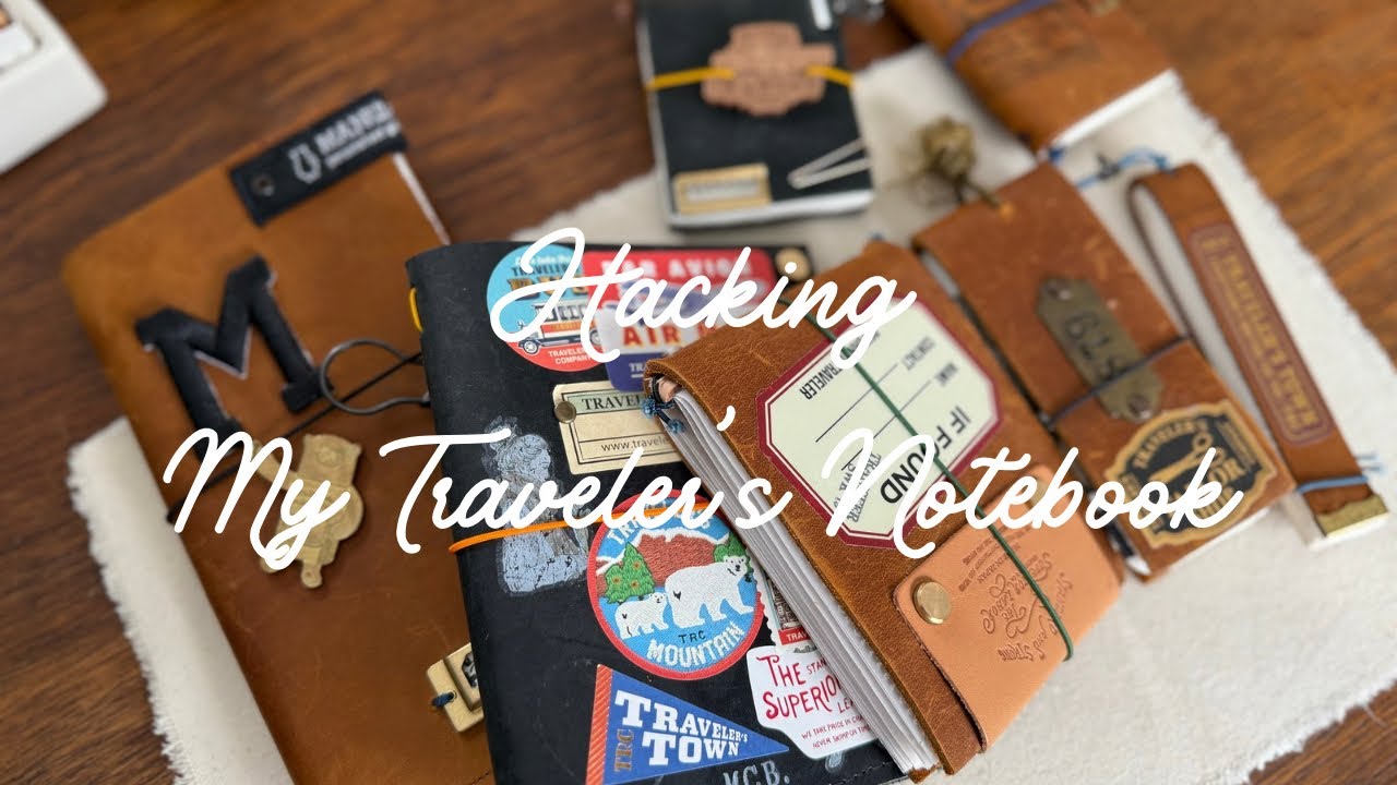 Altering My Traveler’s Notebook | Sticker Organization | Washi Storage ...