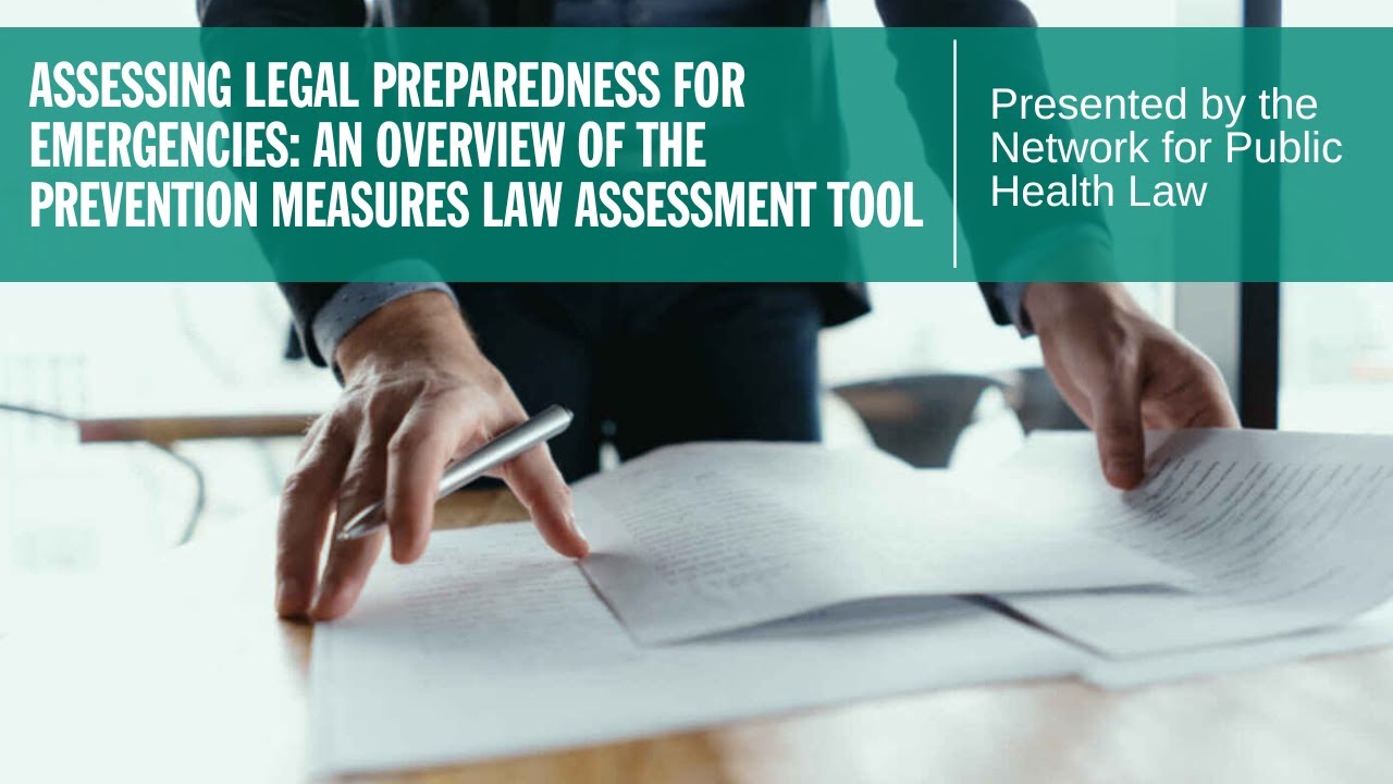 Assessing Legal Preparedness for Emergencies: The Prevention Measures ...