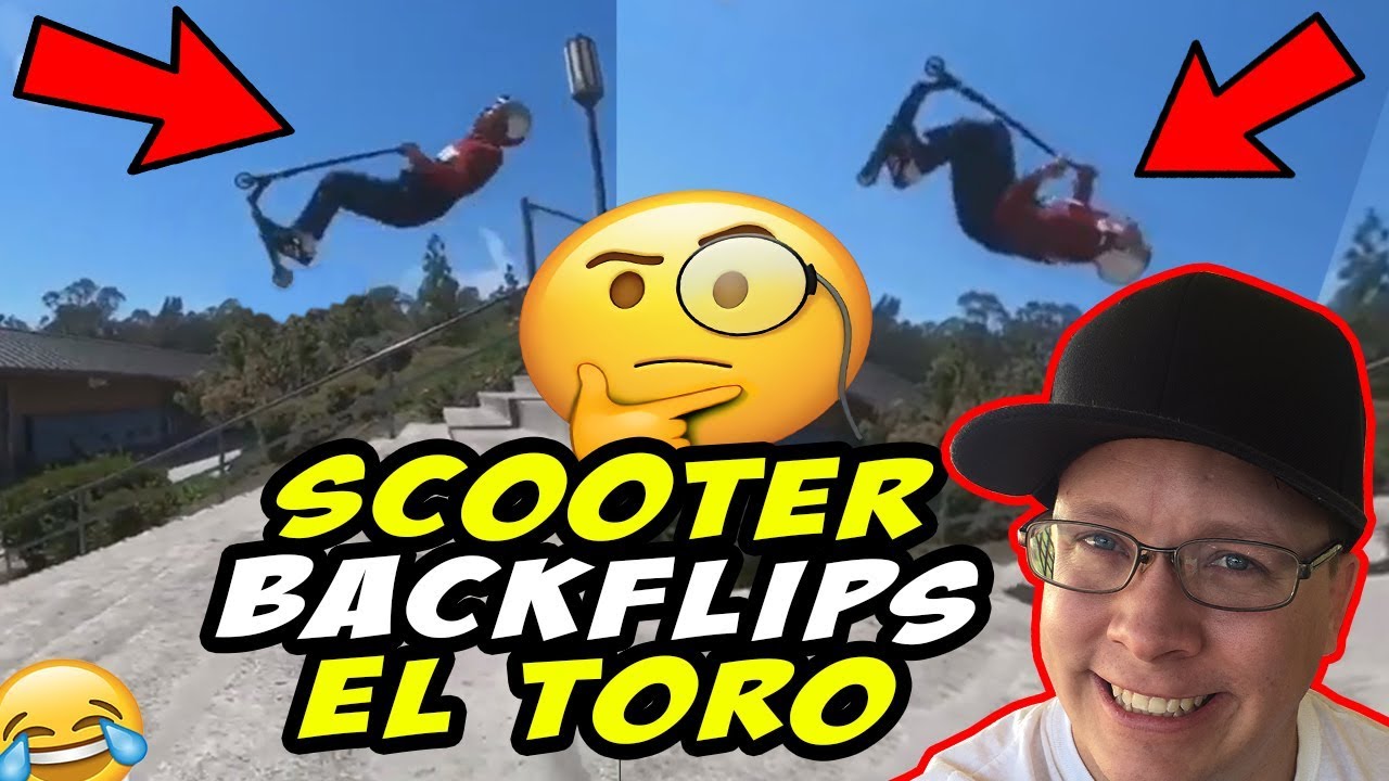 Scooter BACKFLIPS El Toro 20 Stair! IS THAT GOOD? (Yes & No) - YouTube