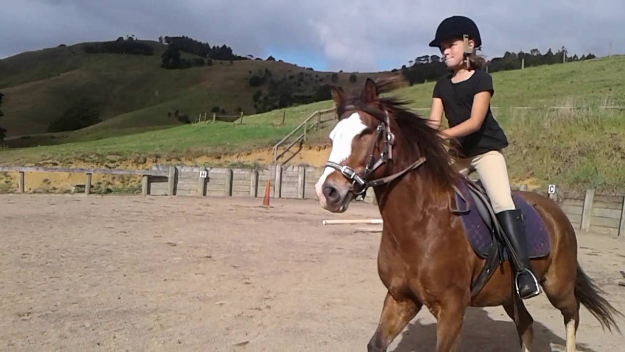 My first canter - YouTube