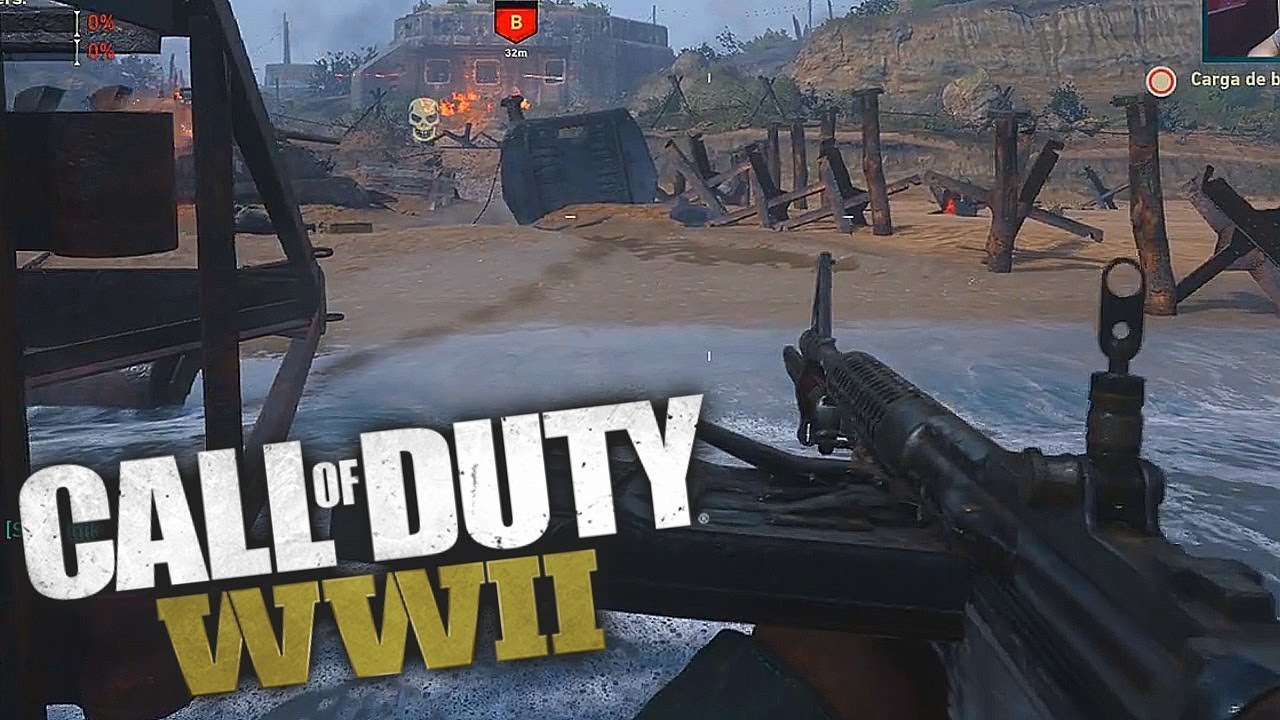 JOGANDO NO MAPA DO "DIA D"! - COD WW2 MULTIPLAYER! - YouTube