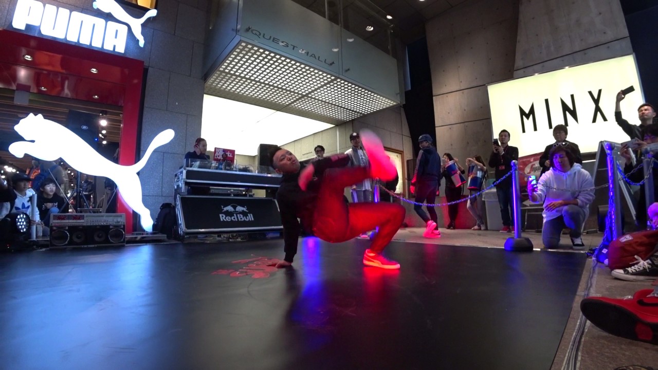 TAISUKE NORI AMI BREAK DANCE World champion Special Showcase 1 / PUMA原宿 ...