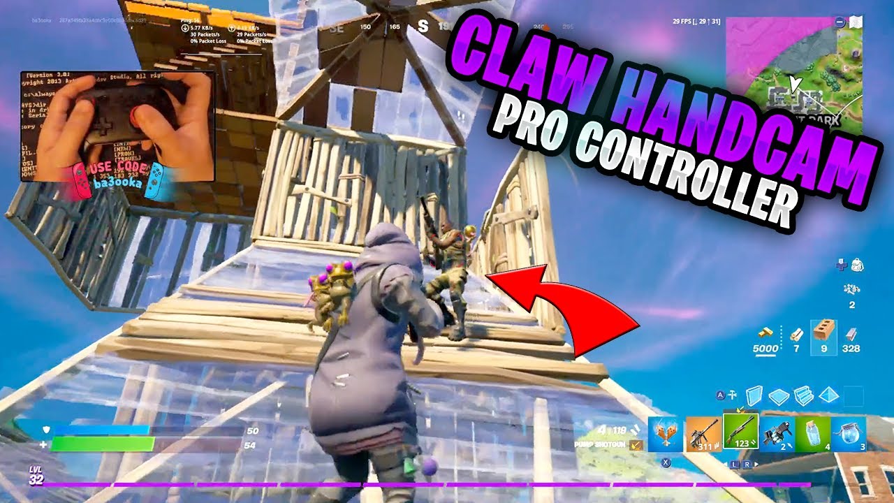 Fortnite on the Nintendo Switch Pro Controller #401 - YouTube