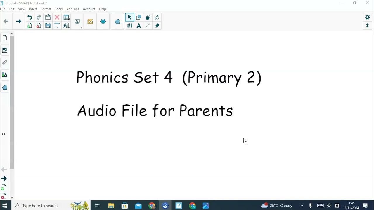Primary 2 Phonics set 4 Audio File for Parents - YouTube