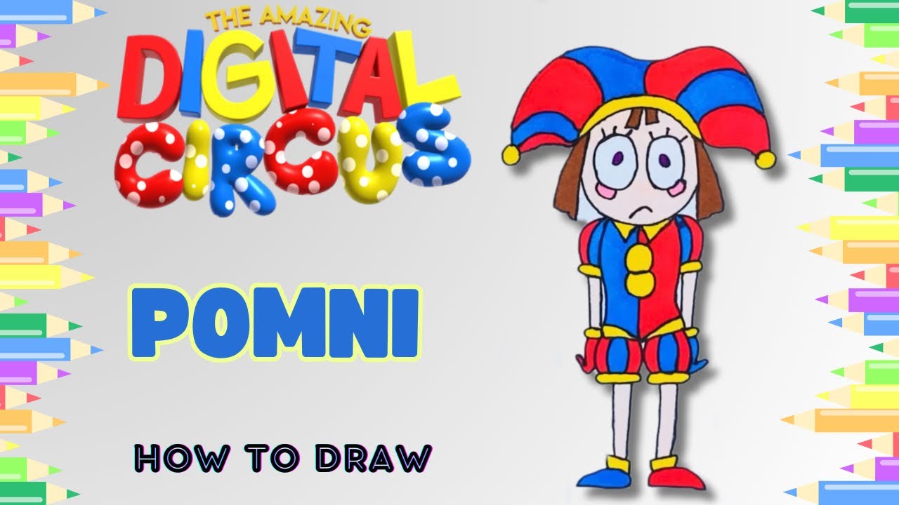 POMNI from the AMAZING DIGITAL CIRCUS. How To Draw - YouTube
