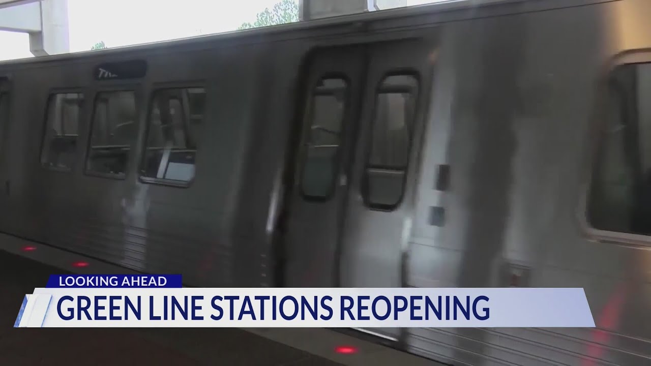 Green Line stations reopening after Metro project - YouTube