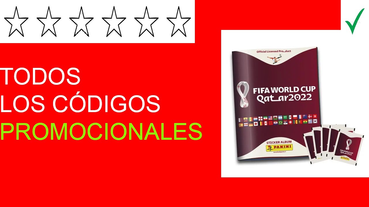 +9 Codes 🥇 Todos los CODIGOS Promocionales PANINI STICKER ALBUM 🔴 Qatar ...