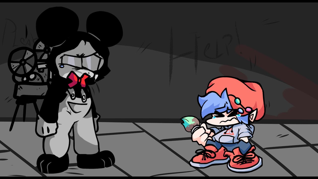 FNF Sad Mouse Soft - YouTube