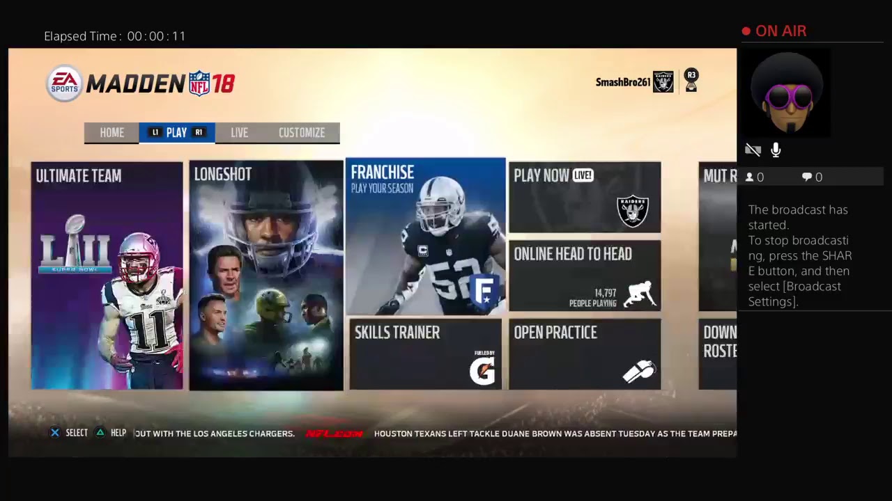 Madden online head to head - YouTube